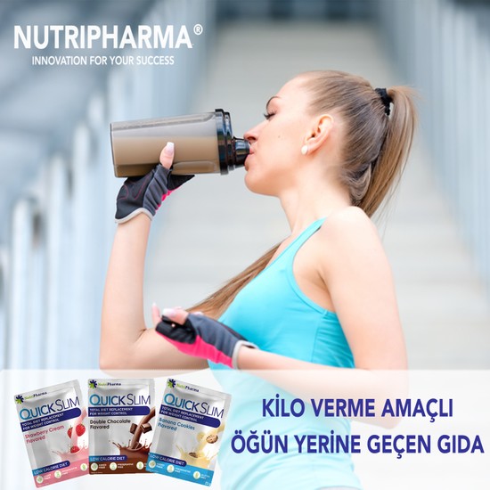 Nutripharma Quick Slim Yüksek Protein Öğün Tozu + Protein Fiyatı