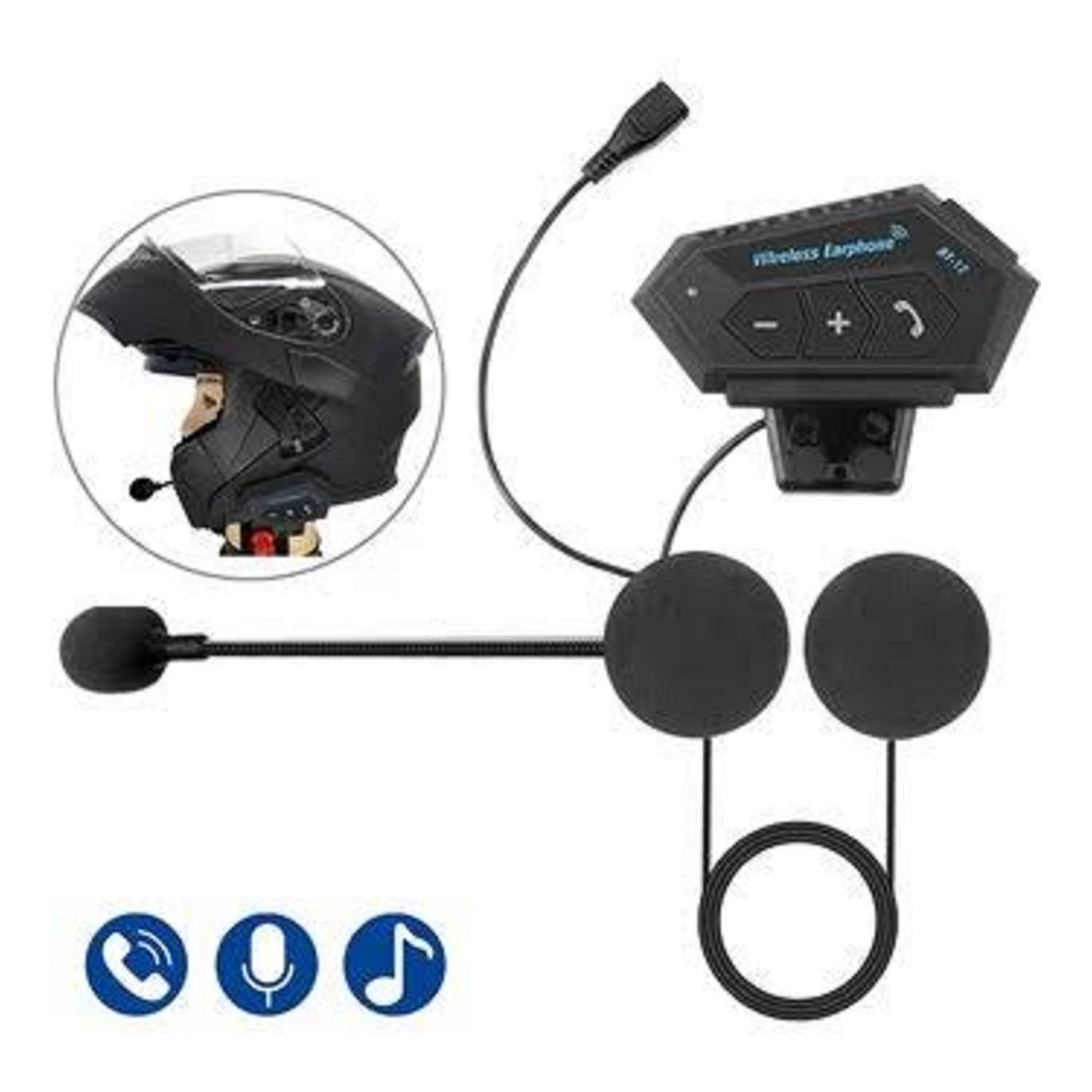 Intercom BT12 Motosiklet Interkom Bluetooth Kulaklık Fiyatı