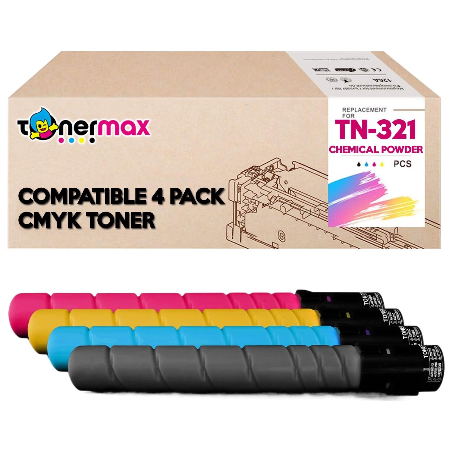 Toner Max® Develop TN-321 / Ineo +224 / 284 / 364 Set Muadil Fiyatı