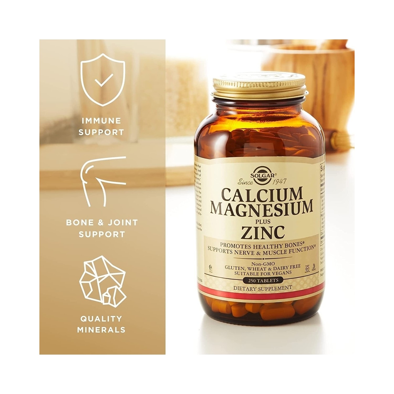 Solgar Calcium Magnesium Plus Zinc 100 Tablet Fiyatı