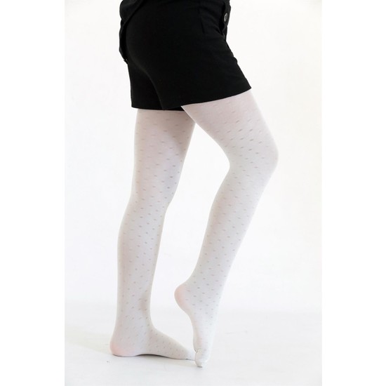 DayMod Nokta Çocuk Külotlu Çorap Beyaz Fiyatı - Taksit Seçenekleri
