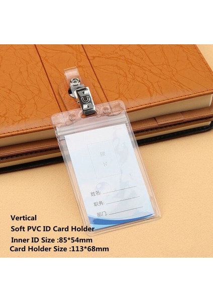 Luoxinguo Yumuşak Dikey Pvc Plastik Kimlik Kartı Rozeti Fiyatı
