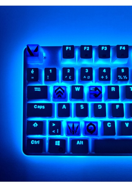 Ztakeycaps 5 Li Valorant Jet Keycaps Klavye Tuşu Gamer Fiyatı