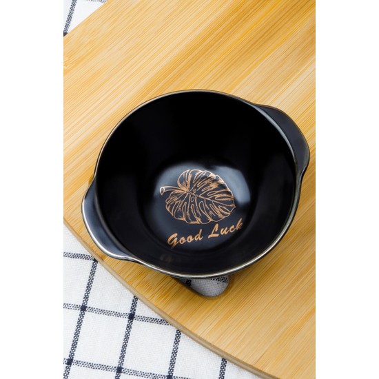 Homenıva Porselen Good Luck Black Kase Seti 6 Adet Fiyatı