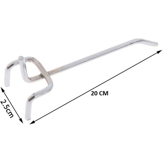 Manken İstanbul 20 cm Delikli Pano Kancası Delikli Pano Raf Fiyatı