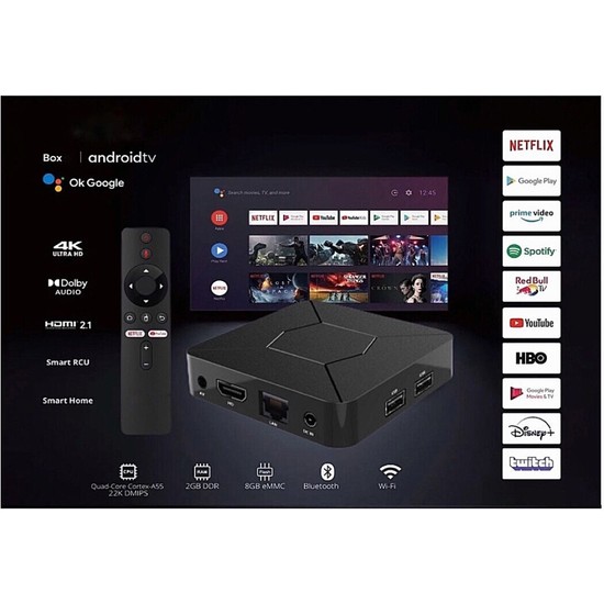 FS1PRO Teknoloji 4K Android Box 5g - Media Player & IpTV Box - Internet ...