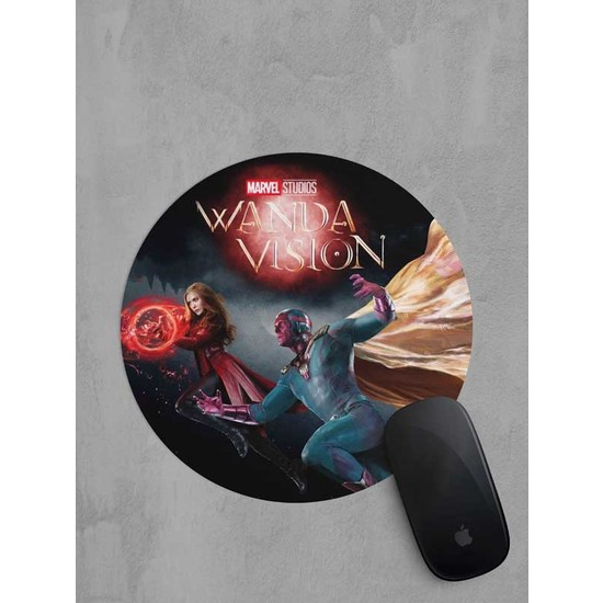 Panorama Ajans Wanda Vision Disney Dizi Afiş Yuvarlak Mouse Fiyatı