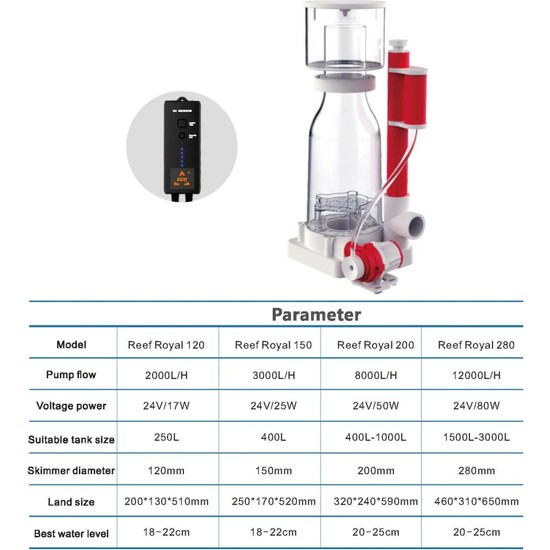 Zksj – Reef Royal 120 Internal Protein Skimmer Fiyatı