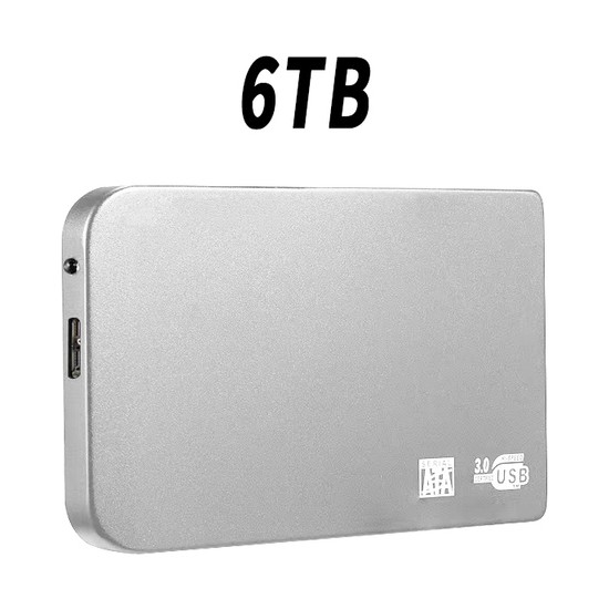 Luoxinguo 6 Tb Gümüş Taşınabilir 128 Tb Yüksek Hızlı Harici Fiyatı