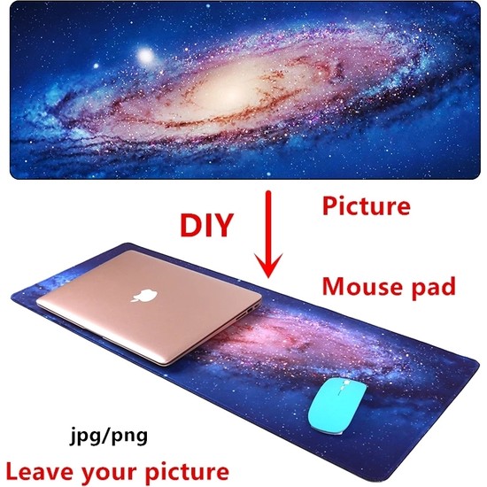 Stil 5 M 300X700X2MM Geniş Uzay Oyun Mouse Pad Büyük Ev Özel Fiyatı