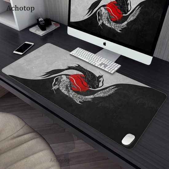 Fish CY00094 (2) 300X600X3MM Büyük Tai Chi Balık Mousepad Fiyatı