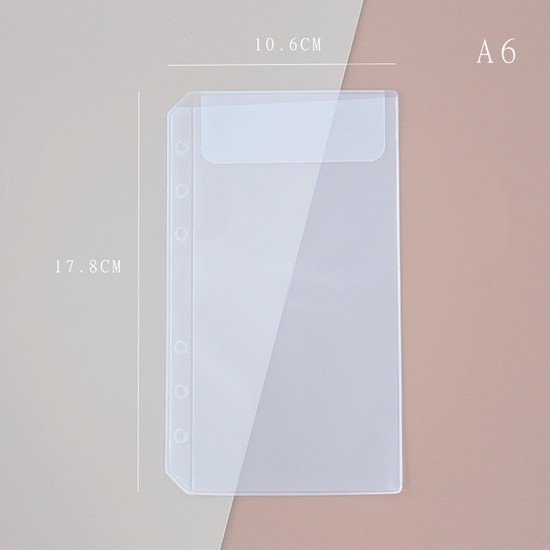 A6 Tek Cep A5 A4 B5 A5 A6 Etiket Gevşek Yapraklı Saklama Fiyatı