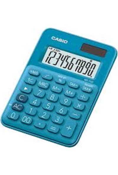 Casio Ms-7uc-Bu 10 Hane Mavi Masa Üstü Hesap Makinesi Casio Ms-7uc-Bu 10 Hane Mavi Masa Üstü Hesap Makinesi