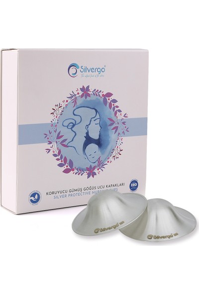 Silvergo Gümüş Göğüs Ucu Koruyucu Kapaklar 999 Ayar Silvergo Gümüş Göğüs Ucu Koruyucu Kapaklar 999 Ayar