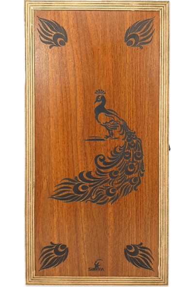 Simya Oyun Aletleri Figür Tavus Kuşu Tavla Oyun Takımı Simya Oyun Aletleri Figür Tavus Kuşu Tavla Oyun Takımı