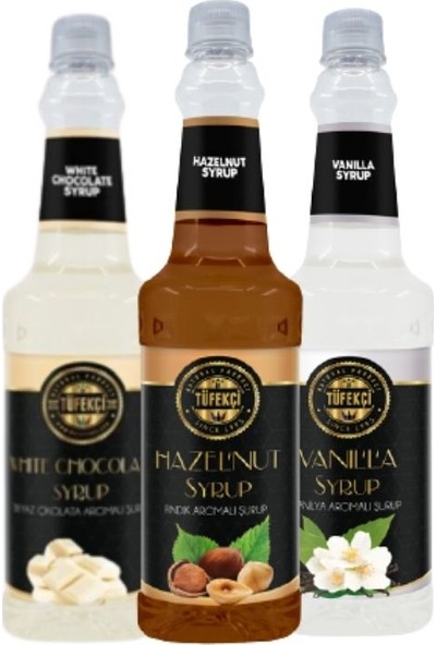 By Tüfekçi 3'lü Avantajlı Paket (Çikolata Vanilya Irısh Cream) 750 ml