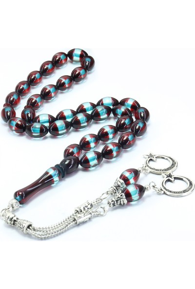 Tesbih Otağı Ay Yıldız Sürmeli Toz Kehribar Tesbih Tesbih Otağı Ay Yıldız Sürmeli Toz Kehribar Tesbih