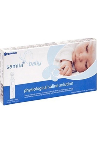 Galenik Samila Baby Serum Fizyolojik 5 ml - 20 Flakon Galenik Samila Baby Serum Fizyolojik 5 ml - 20 Flakon