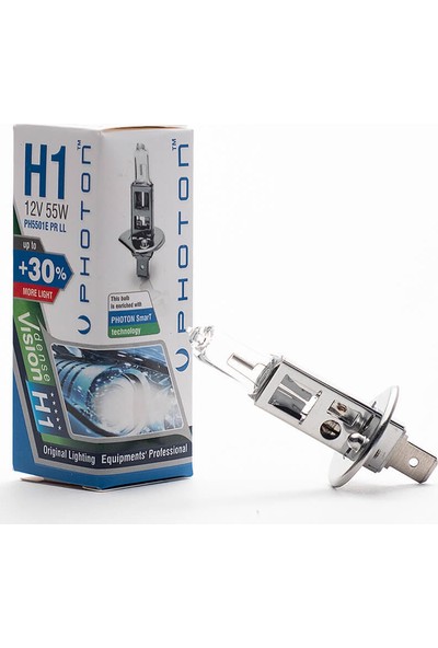 Photon H1 12 V 55 W Pr Ll 30 Fazla Işık 1 Adet PH5501 Ll Photon H1 12 V 55 W Pr Ll 30 Fazla Işık 1 Adet PH5501 Ll