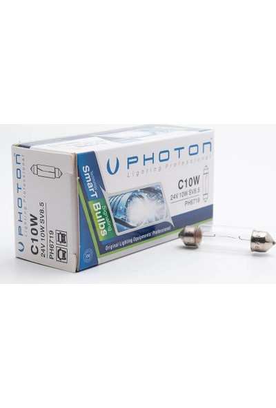 Photon C10W 24 V 41MM Sofit Ampul 10 Adet PH6719 Photon C10W 24 V 41MM Sofit Ampul 10 Adet PH6719