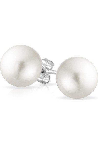 Sare Pırlanta 14 Ayar Altın Inci Küpe