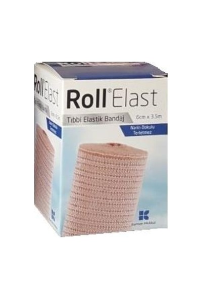 Roll Elast Ten Rengi Tıbbi Elastik Bandaj 6cm*3.5cm