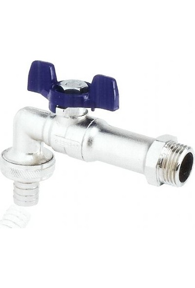 Klepsan 1/2'' Pirinç Küresel Bahçe Musluğu(Kelebek) Klepsan 1/2'' Pirinç Küresel Bahçe Musluğu(Kelebek)