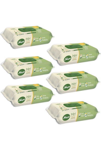 Sleepy Doğal Organik Pamuklu Temizlik Havlusu 50 Yaprak x 6'lı Paket Sleepy Doğal Organik Pamuklu Temizlik Havlusu 50 Yaprak x 6'lı Paket