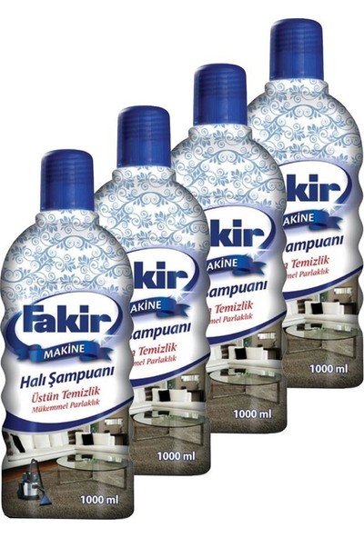 Fakir Halı Şampuanı Matik 1000 ml x 4 Fakir Halı Şampuanı Matik 1000 ml x 4