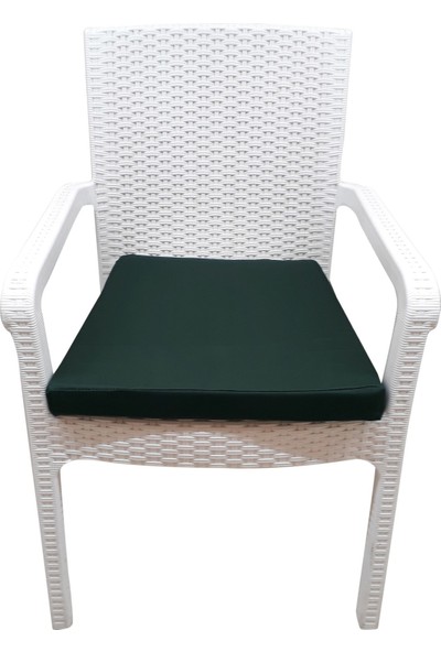 Mirzade Rattan Minderi Su Geçirmez Kumaş-Koyu Yeşil