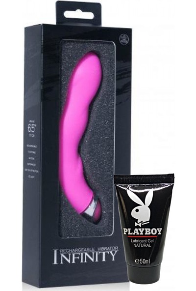 Infinity Şarjlı 17 cm Pembe Vibratör + 50 ml Lubricant Jel Infinity Şarjlı 17 cm Pembe Vibratör + 50 ml Lubricant Jel