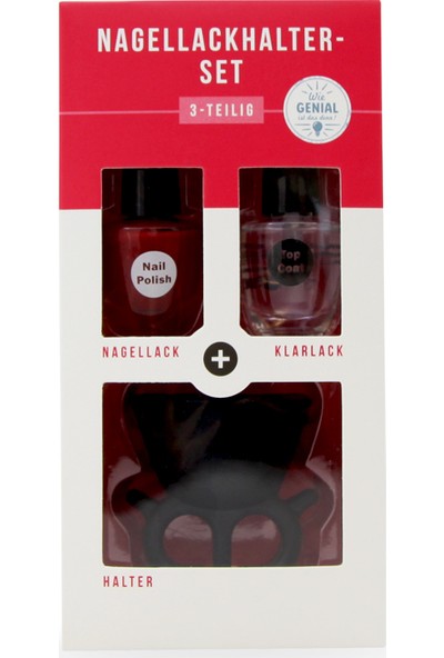 Markalite Oje Seti - Kırmızı Oje Oje Kurutucu ve Oje Tutucu