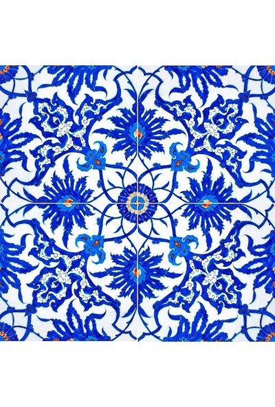 Tellgraf Çini Desenli Fayans ve Karo Stickerı (20X20 Cm) Tellgraf Çini Desenli Fayans ve Karo Stickerı (20X20 Cm)