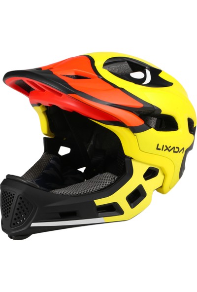 Lixada Çocuklar Ayrılabilir Tam Yüz Kask Çocuk Spor