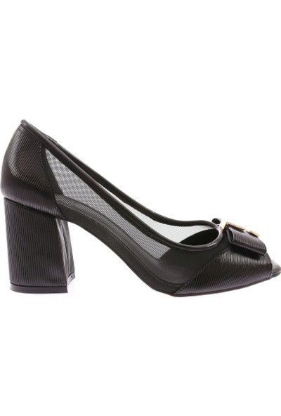 Dgn 2601 Kadın Yanı Transparan Tokalı Topuklu Ayakkabı 20Y Dgn 2601 Kadın Yanı Transparan Tokalı Topuklu Ayakkabı 20Y