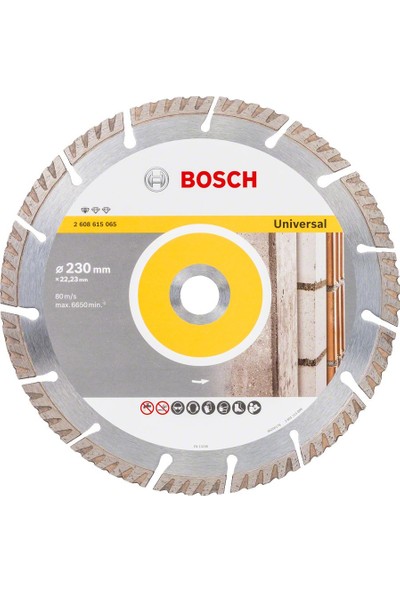 Bosch - Standard Seri Genel Yapı Malzemeleri Için Elmas Kesme Diski 230 mm Bosch - Standard Seri Genel Yapı Malzemeleri Için Elmas Kesme Diski 230 mm