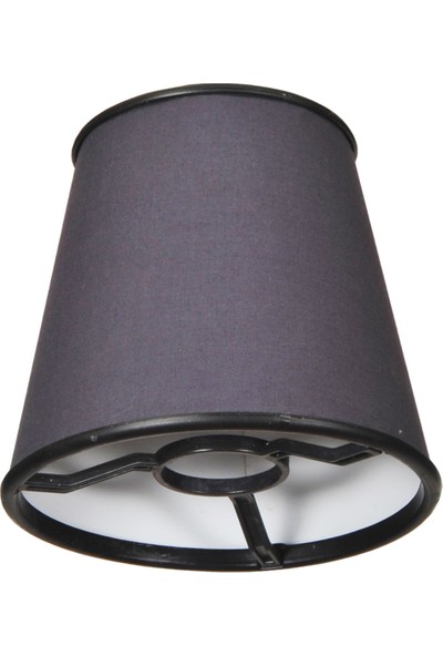 Venon Aydınlatma Abajur Şapka 100X150X140 Gri Antirasit