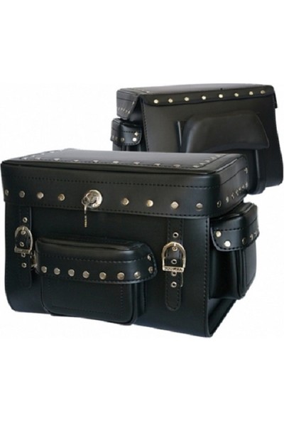 Armode AR-501 Motosiklet Deri Arka Çanta 40 x 30 x 34 cm