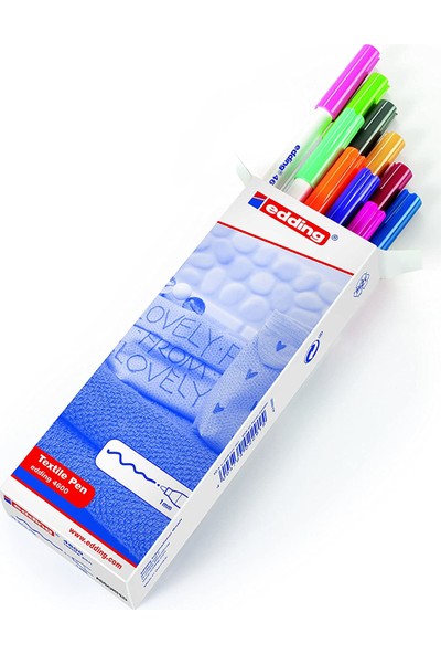 Edding 4600 Tekstil Kalemi 1.0 mm 10'lu Paket