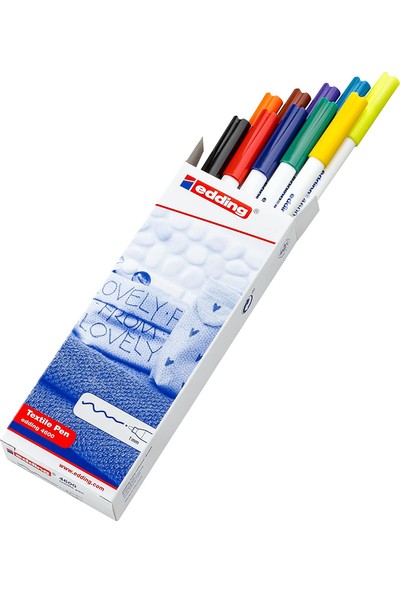Edding 4600 Tekstil Kalemi 1.0 mm 10'lu Paket Edding 4600 Tekstil Kalemi 1.0 mm 10'lu Paket