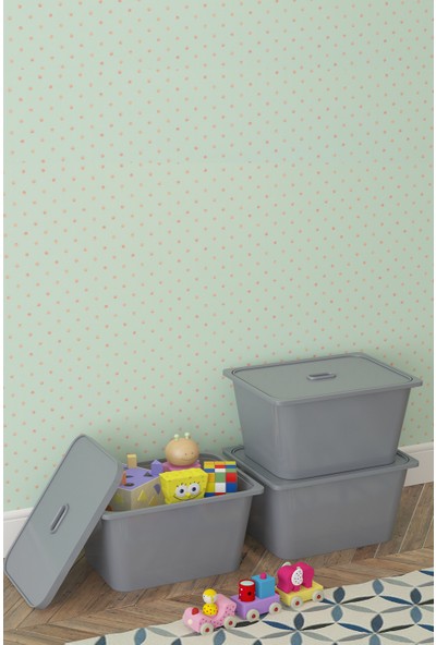 Pratico 3 Adet Gri Derin Oyuncak Sepeti 3DS3K Pratico 3 Adet Gri Derin Oyuncak Sepeti 3DS3K