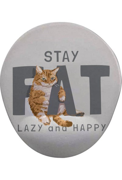 Onartem Stay Fat Oval Bilek Destekli Mouse Pad