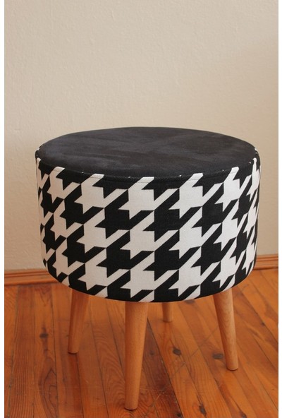 Albatros Dekoratif Yuvarlak Puf