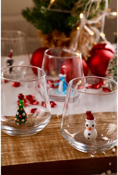 Mozaikturk Yılbaşı Özel 6'lı Su Bardağı Seti