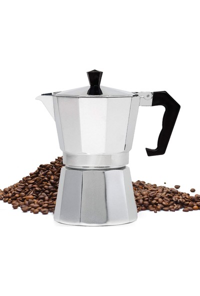 Weather Forecast Aliminyum Ocak Üstü 150ML 3 Cup Fincan Moka Pot Espresso CIN301-3 Weather Forecast Aliminyum Ocak Üstü 150ML 3 Cup Fincan Moka Pot Espresso CIN301-3