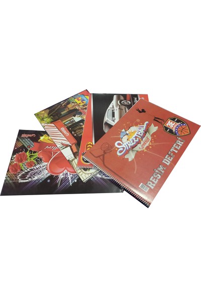 Ufen Telli Resim Defteri 15 Yaprak 25 x 35 cm 4'lü Ufen Telli Resim Defteri 15 Yaprak 25 x 35 cm 4'lü