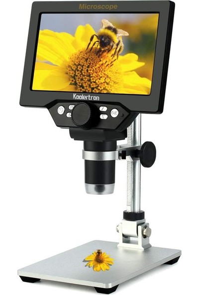 Koolertron 12MP 1-1200X 7 Inch LCD Dijital USB Mikroskop Koolertron 12MP 1-1200X 7 Inch LCD Dijital USB Mikroskop