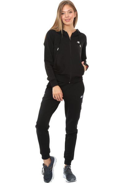 New Balance Kapüşonlu Kadın Sweatshirt WPJ032-BK