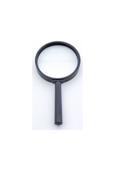 Bayram 75 mm Orta Boy Siyah Büyüteç - Rahat Taşınabilir