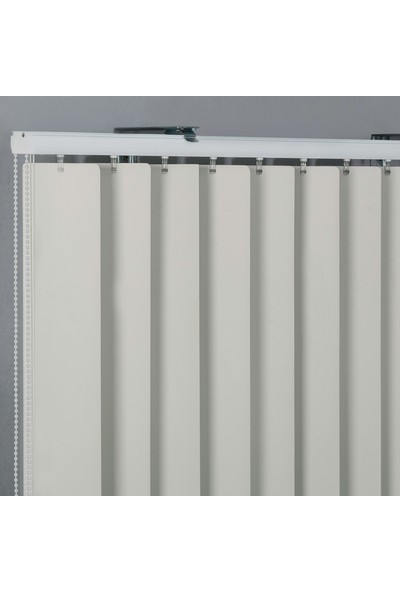 Wenthi Perde Krem Pvc Dikey Jaluzi Perde 2895